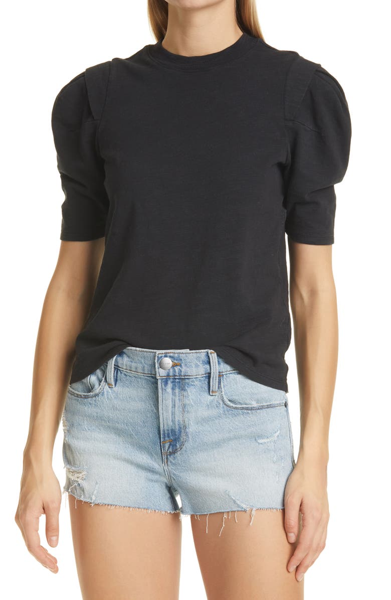 FRAME Pleated Puff Sleeve T-Shirt | Nordstromrack