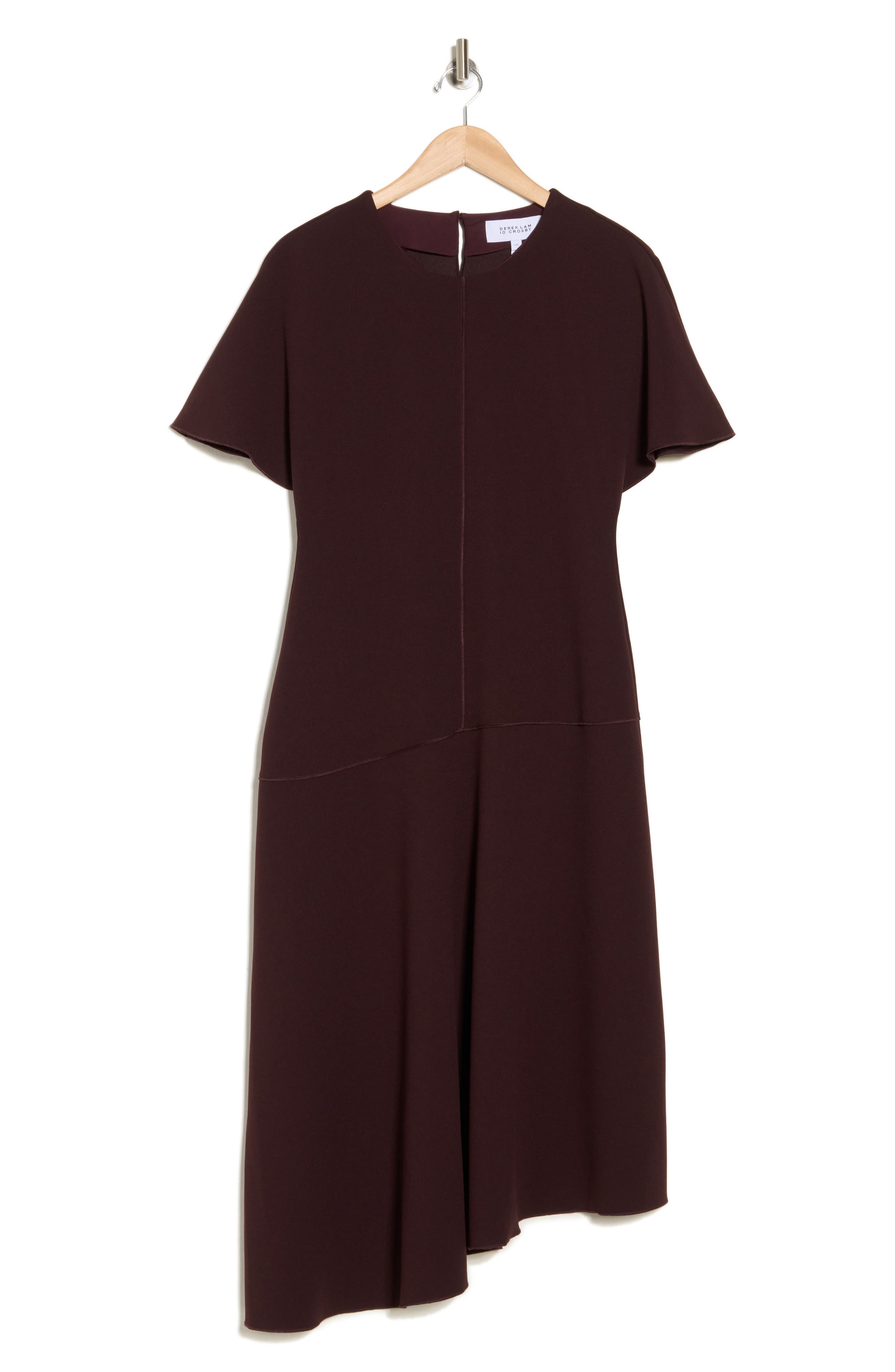 Derek Lam 10 Crosby Nicola Asymmetric Short Sleeve Dress | Nordstromrack