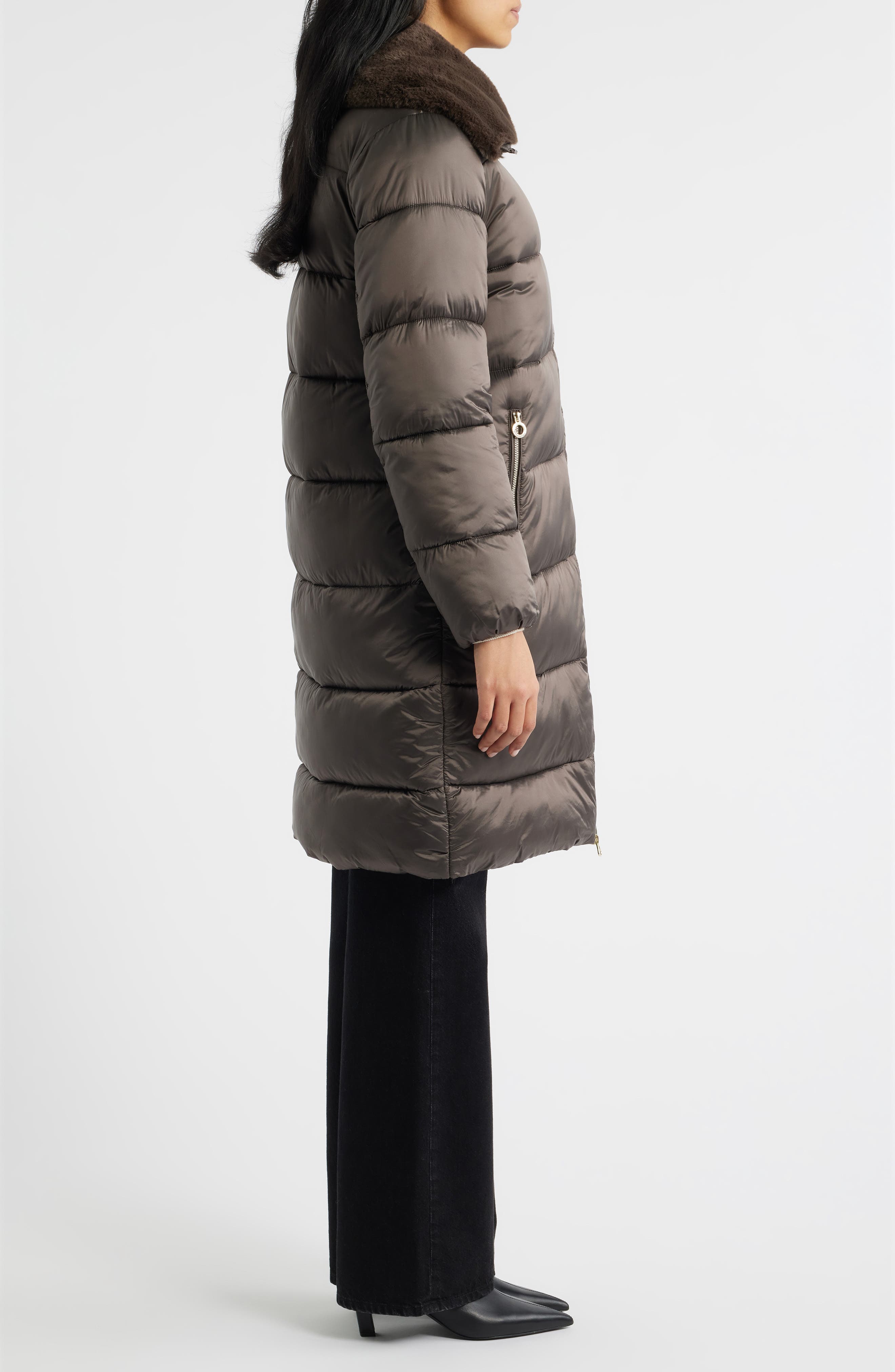 BCBG Missy Nylon Puffer Coat | Nordstromrack