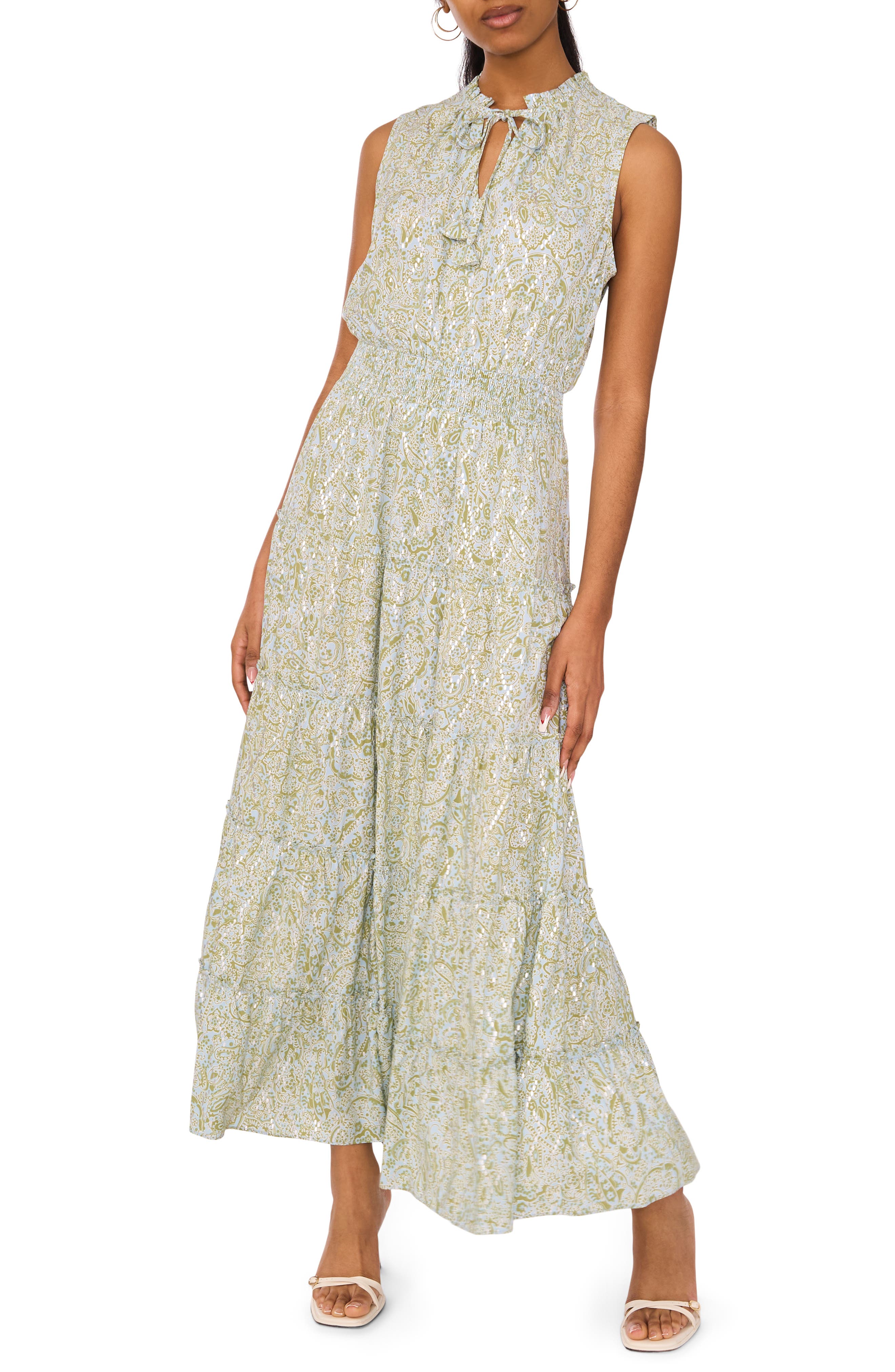 Halogen® Smocked Waist Maxi Skirt | Nordstromrack