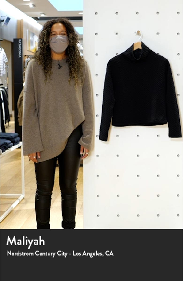 New Balance NB Heat Loft Funnel Neck Quilted Top | Nordstrom