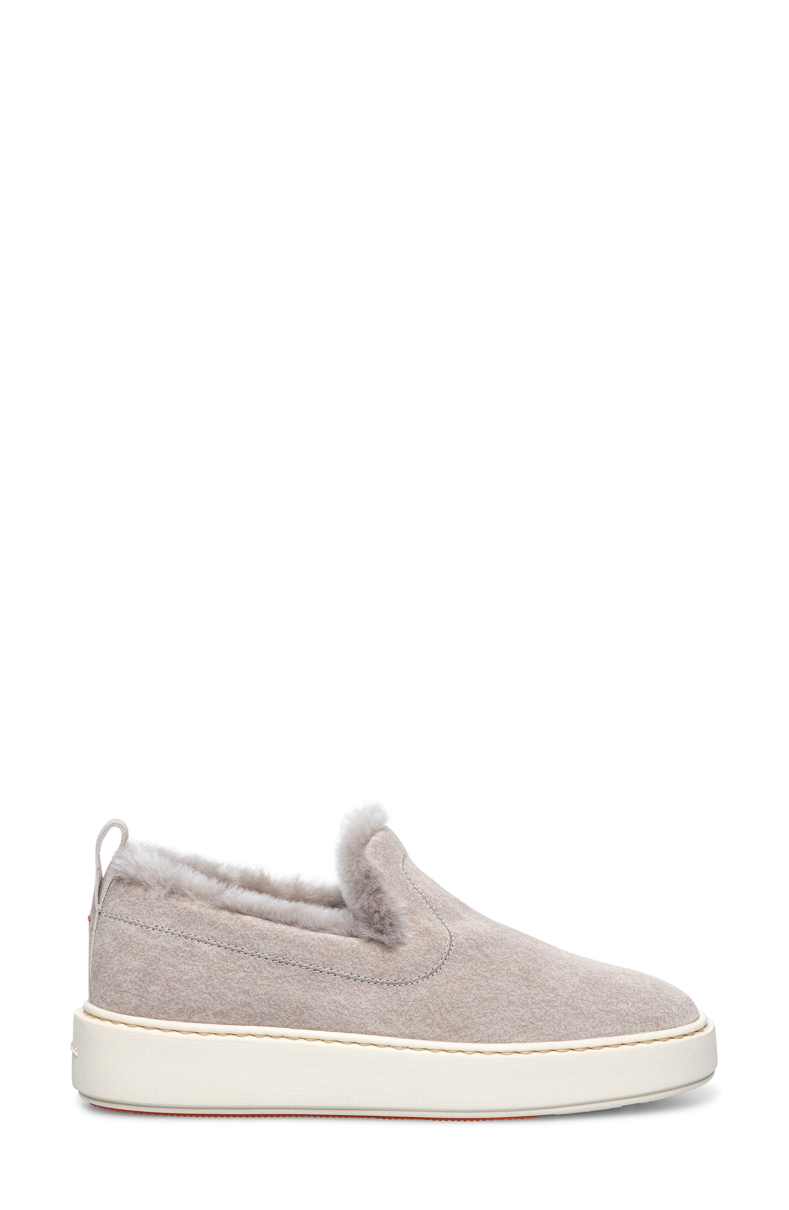 Santoni Aconite Genuine Shearling Sneaker (Women) | Nordstromrack