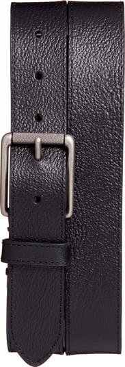 Open Edit Tumbled Leather Belt | Nordstromrack