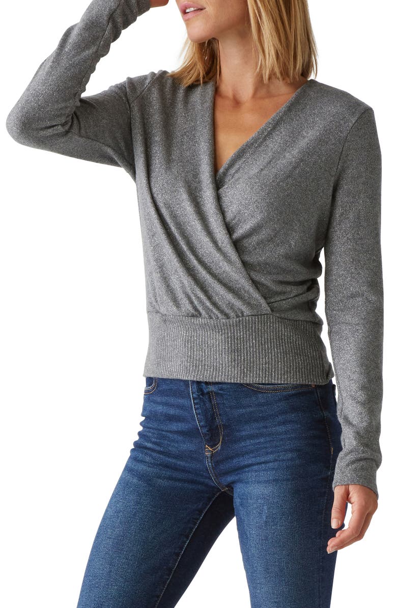 Michael Stars India Surplice Sweater | Nordstrom