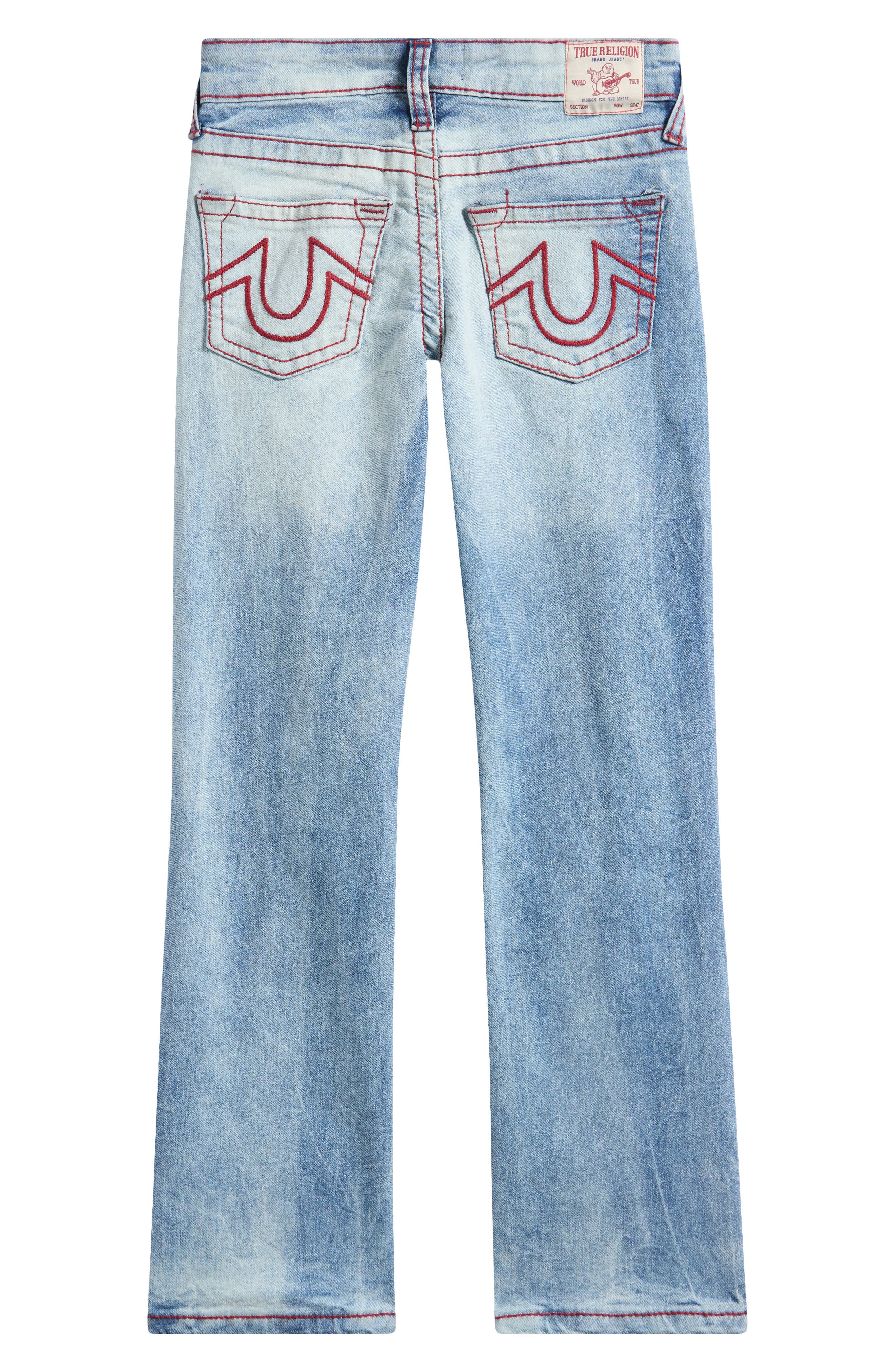 True Religion Kids' Ricky Distressed Flap Pocket Jeans | Nordstromrack