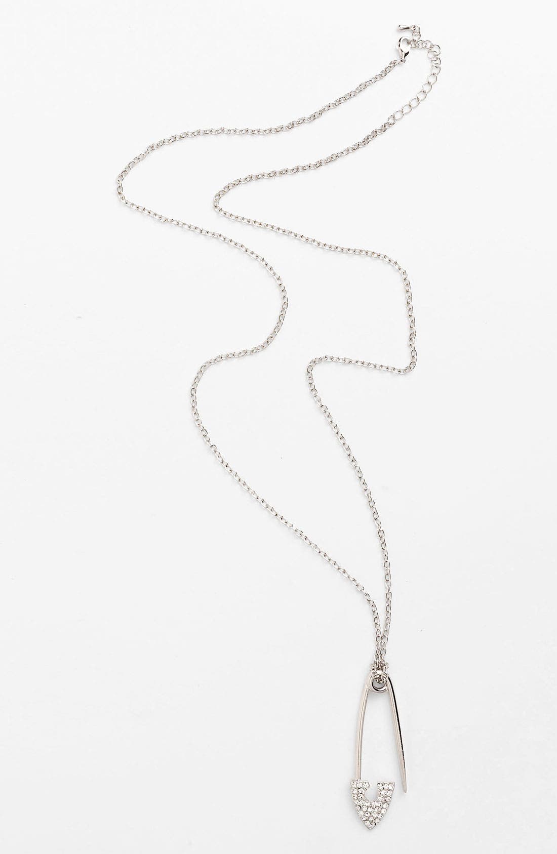 Cara 'Safety Pin' Pendant Necklace | Nordstrom
