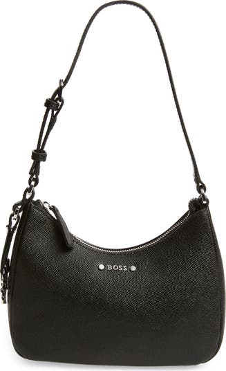 BOSS Small Cindy Leather Shoulder Bag | Nordstrom