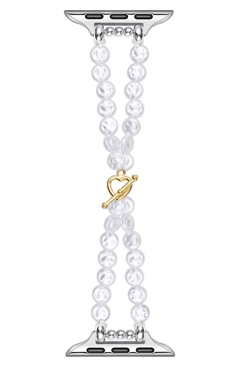 Posh Tech Eloise Faux Pearl Apple Watch® Watchband | Nordstromrack