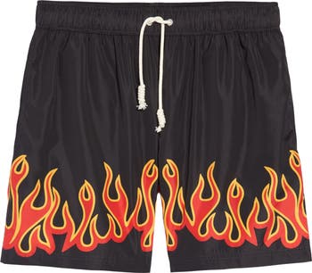 Palm Angels Burning Flames Swim Trunks | Nordstrom