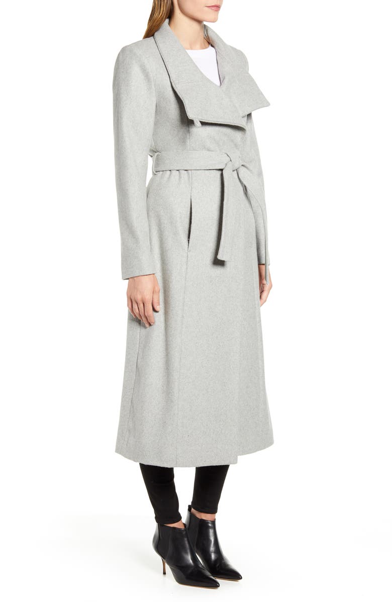 Kenneth Cole New York Belted Wool Blend Maxi Coat | Nordstromrack
