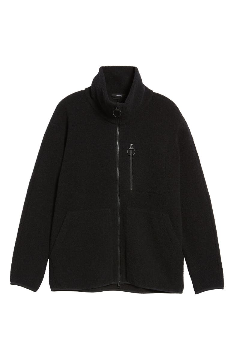 Theory Funnel Neck Arctic Fleece Jacket | Nordstrom