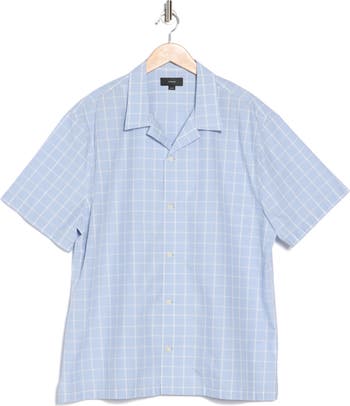 Vince Mallorca Windowpane Woven Shirt | Nordstromrack