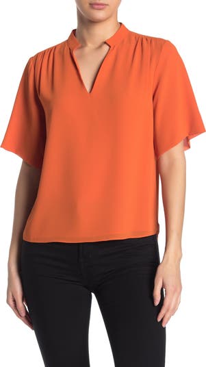 NAKED ZEBRA Elbow Sleeve Blouse | Nordstromrack