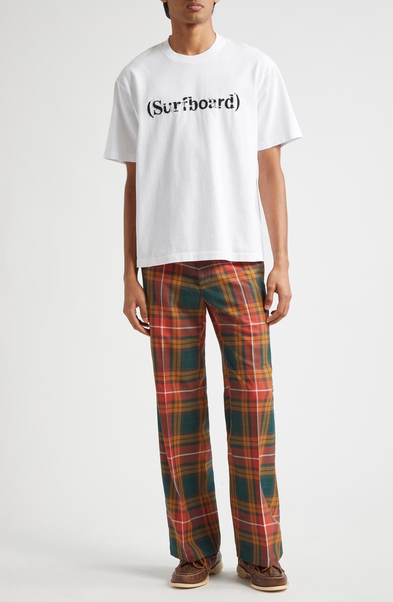 STOCKHOLM SURFBOARD CLUB Sune Plaid Flat Front Pants | Nordstromrack