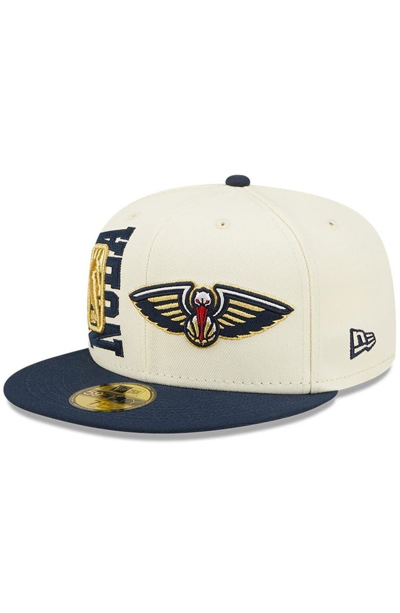 New Era Men's New Era Cream/Navy New Orleans Pelicans 2022 NBA Draft ...