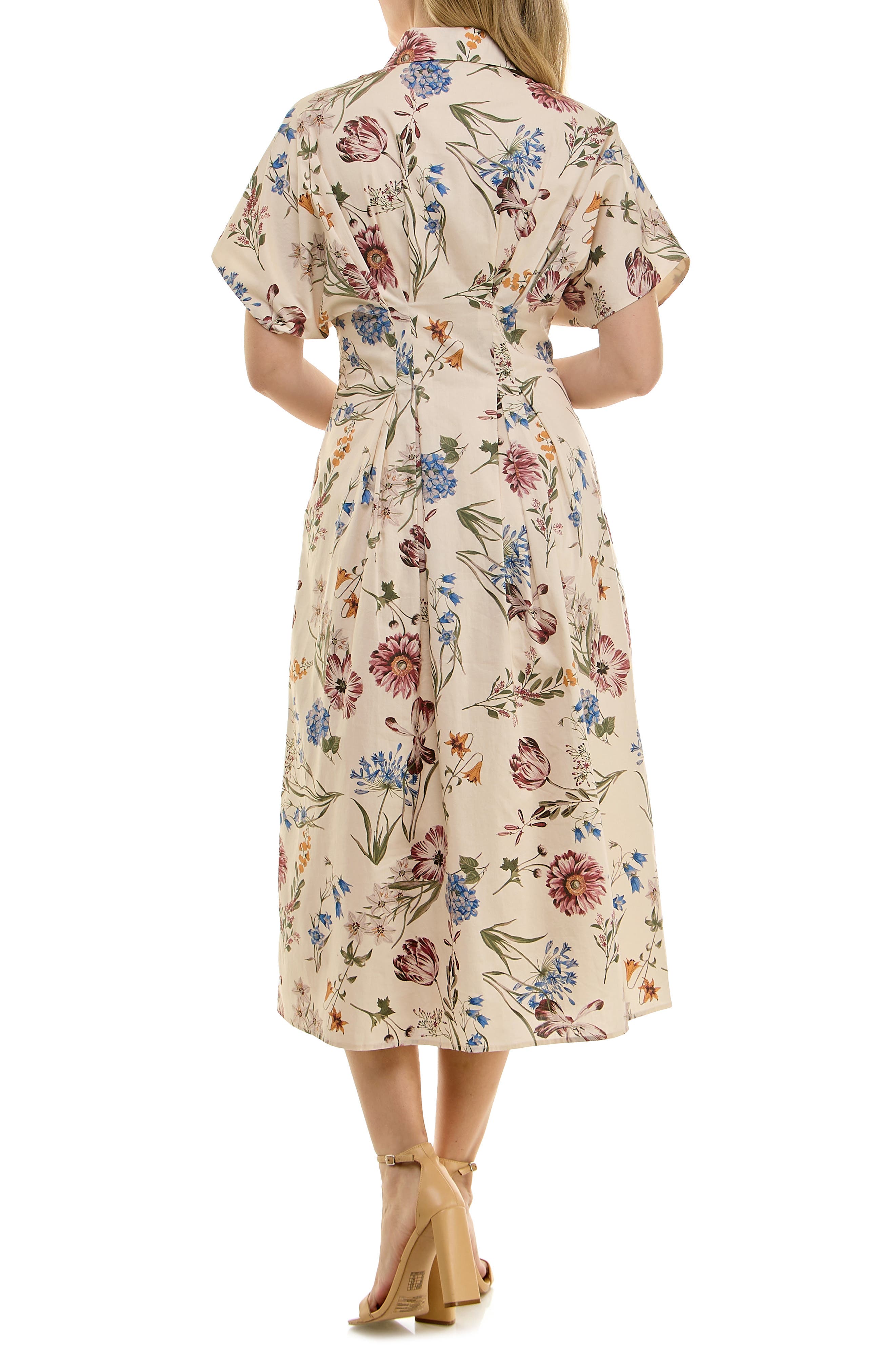 Printed Stretch Cotton Shirtdress (Women) | Nordstromrack