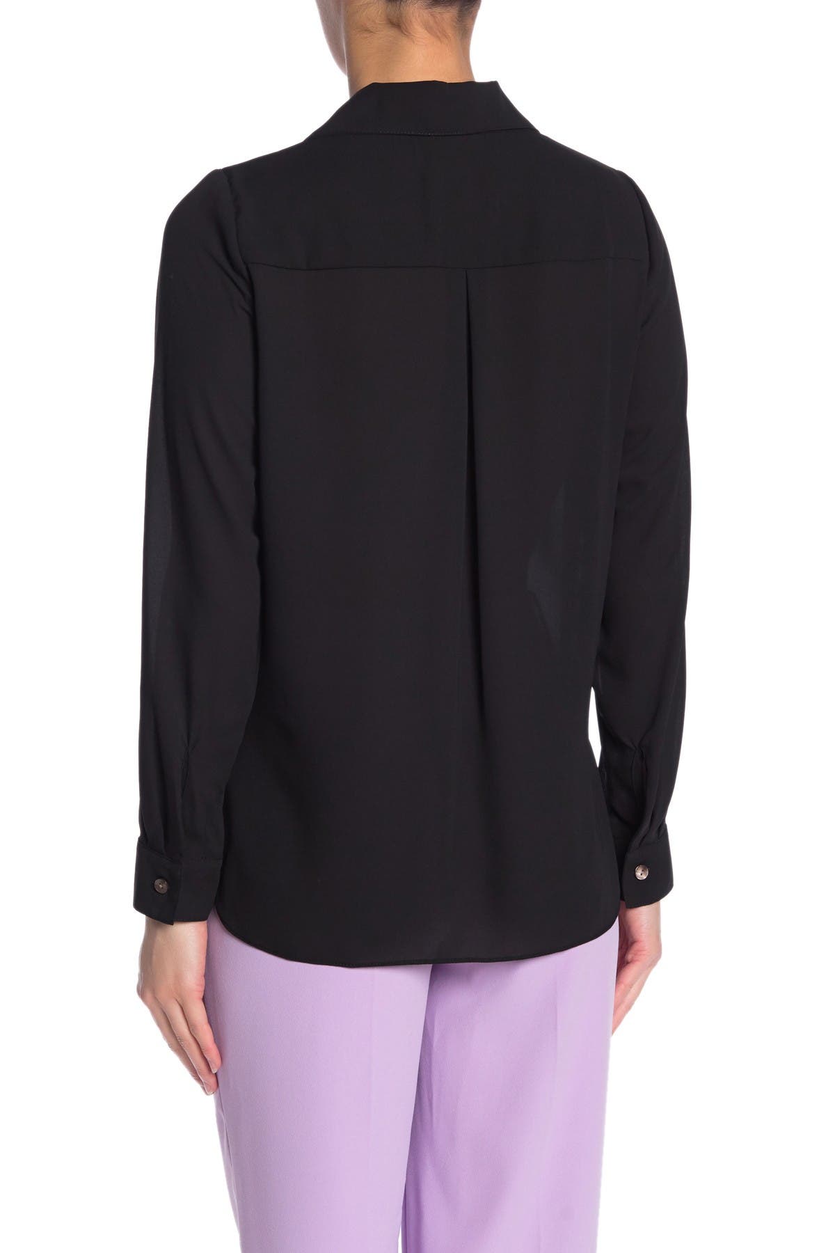 FIFTEEN TWENTY Notch Collar Surplice Neck Crossover Top | Nordstromrack