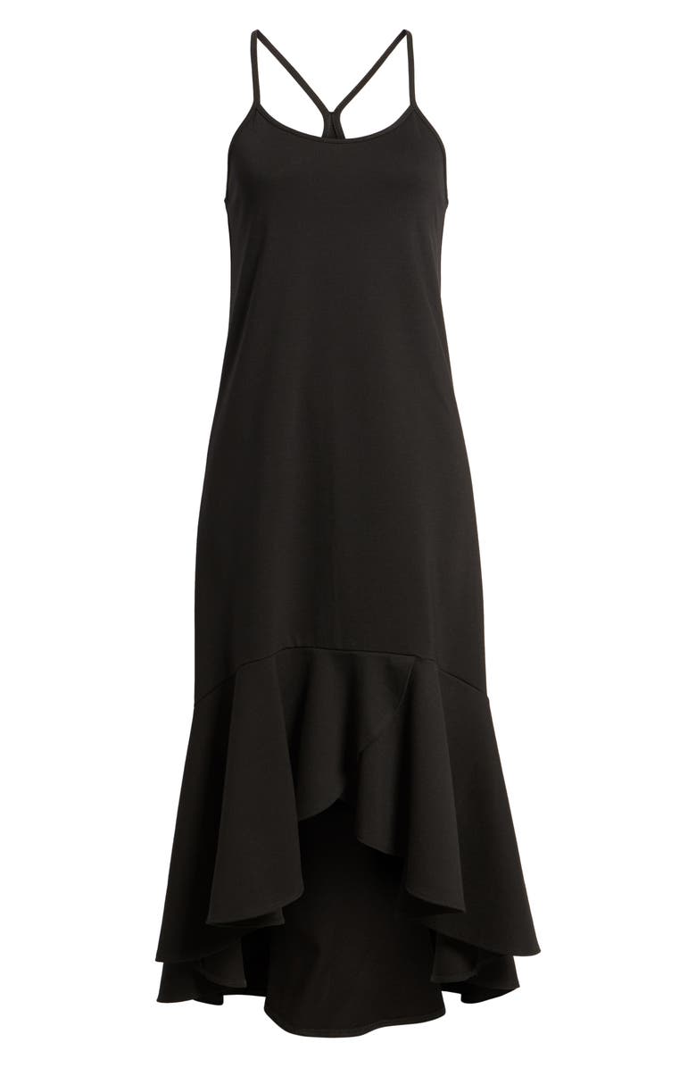 Leith Ruffle Midi Dress | Nordstromrack
