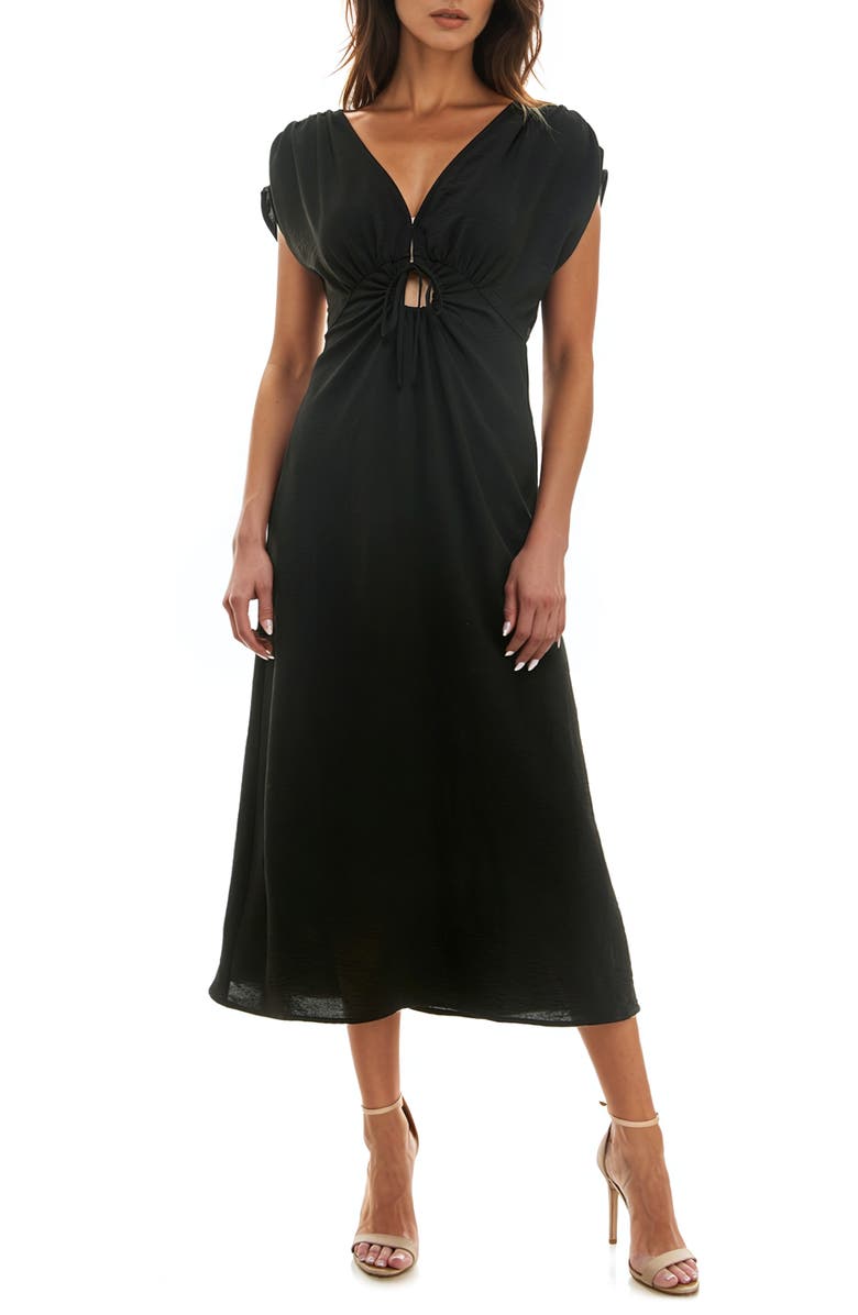 Socialite Cinch Front Midi Dress | Nordstromrack