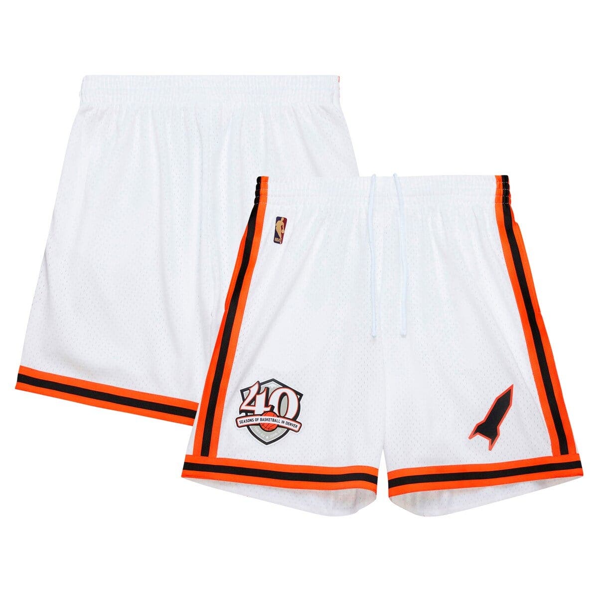 Mitchell & Ness Men's Mitchell & Ness White Denver Nuggets 2006/07 ...