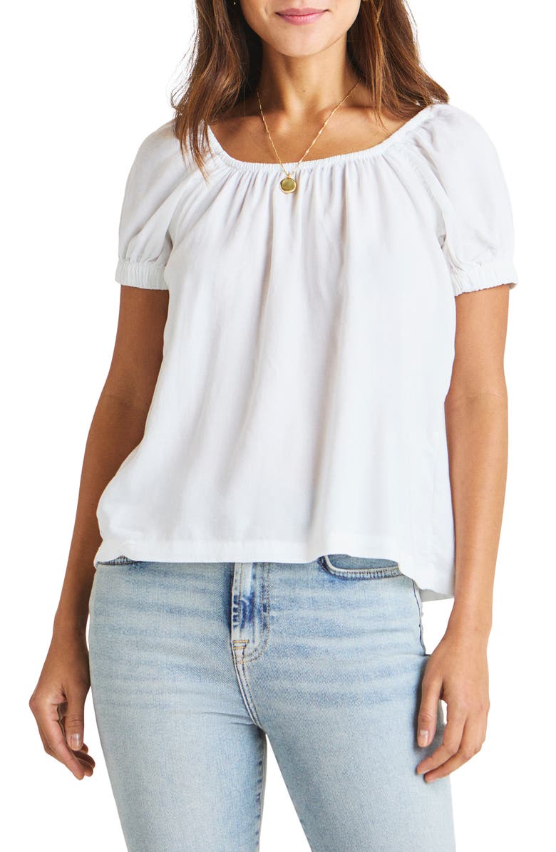 Splendid Farrah Puff Sleeve Top | Nordstromrack