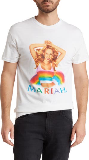 Merch Traffic Mariah Carey Rainbow Cotton Graphic T-Shirt | Nordstromrack