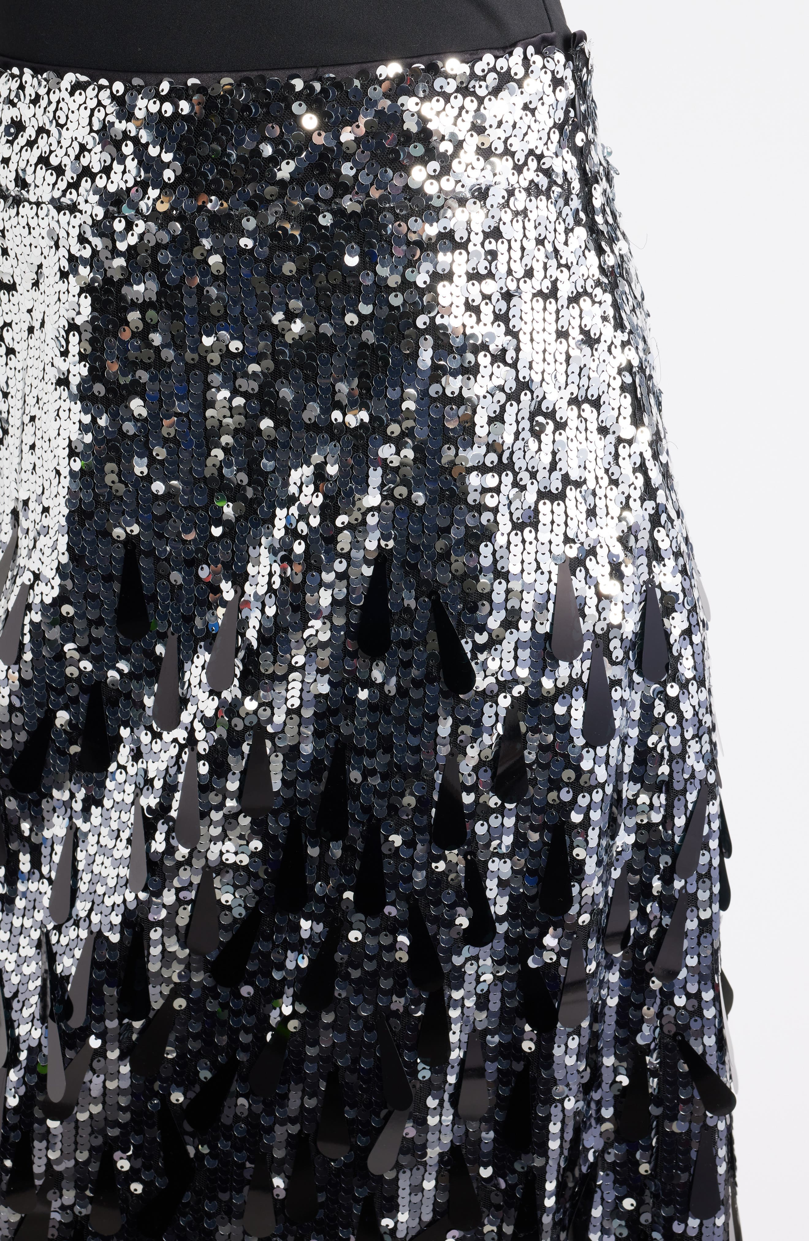 Elie Tahari The Beatrice Sequin Midi Skirt | Nordstrom