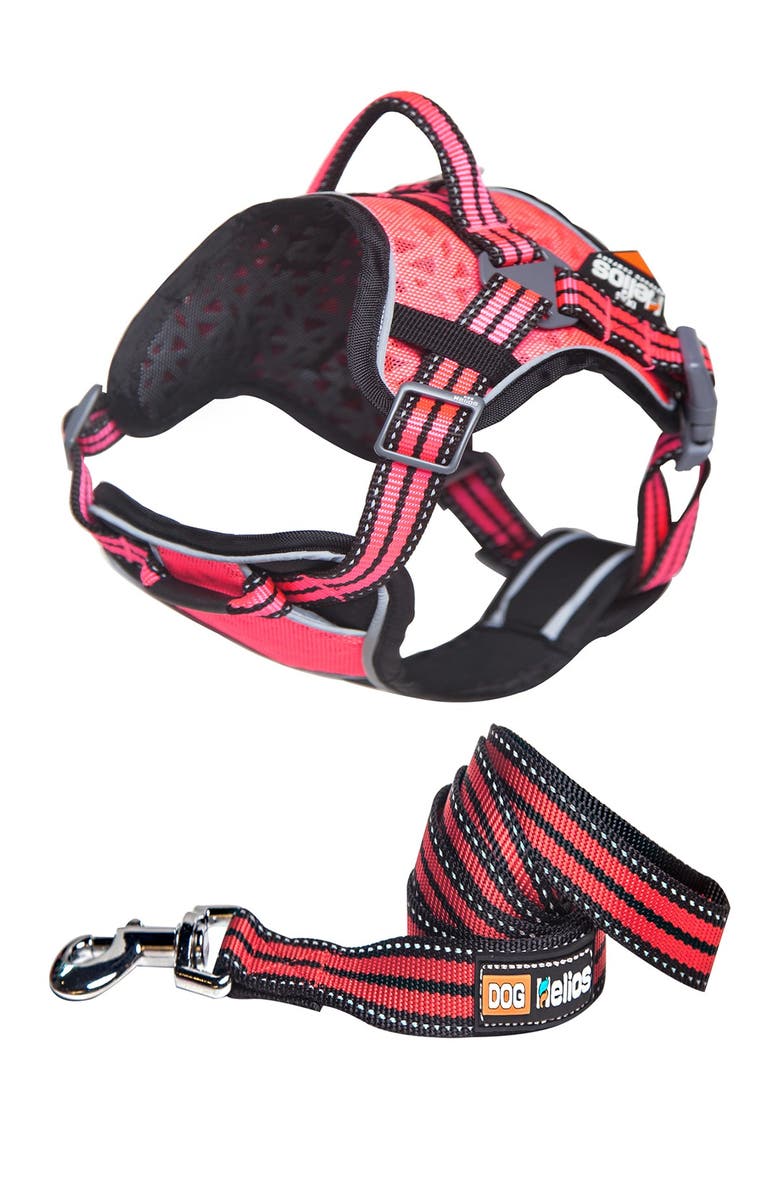 PETKIT Pink Helios Dog Chest Compression Leash & Harness Combination ...