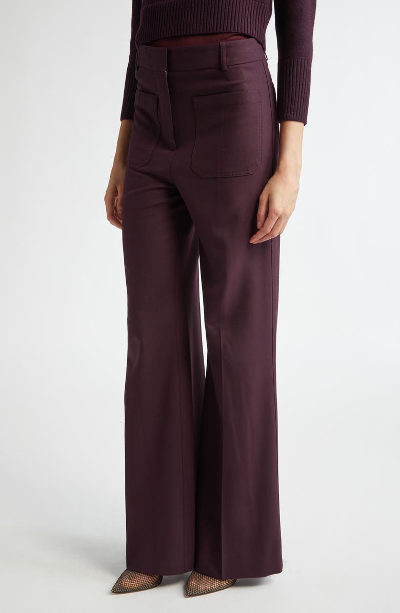 Victoria Beckham Alina High Wasit Wide Leg Trousers | Nordstrom