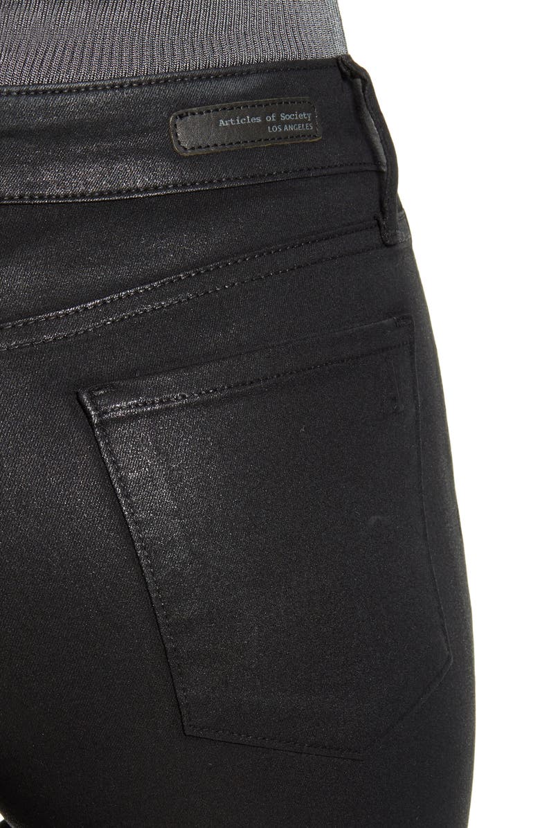 Articles of Society Hilary High Waist Coated Skinny Jeans | Nordstrom