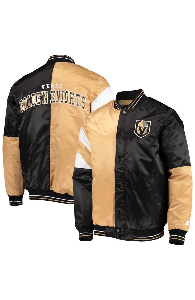 STARTER Men's Starter Black/Gold Vegas Golden Knights The Leader ...