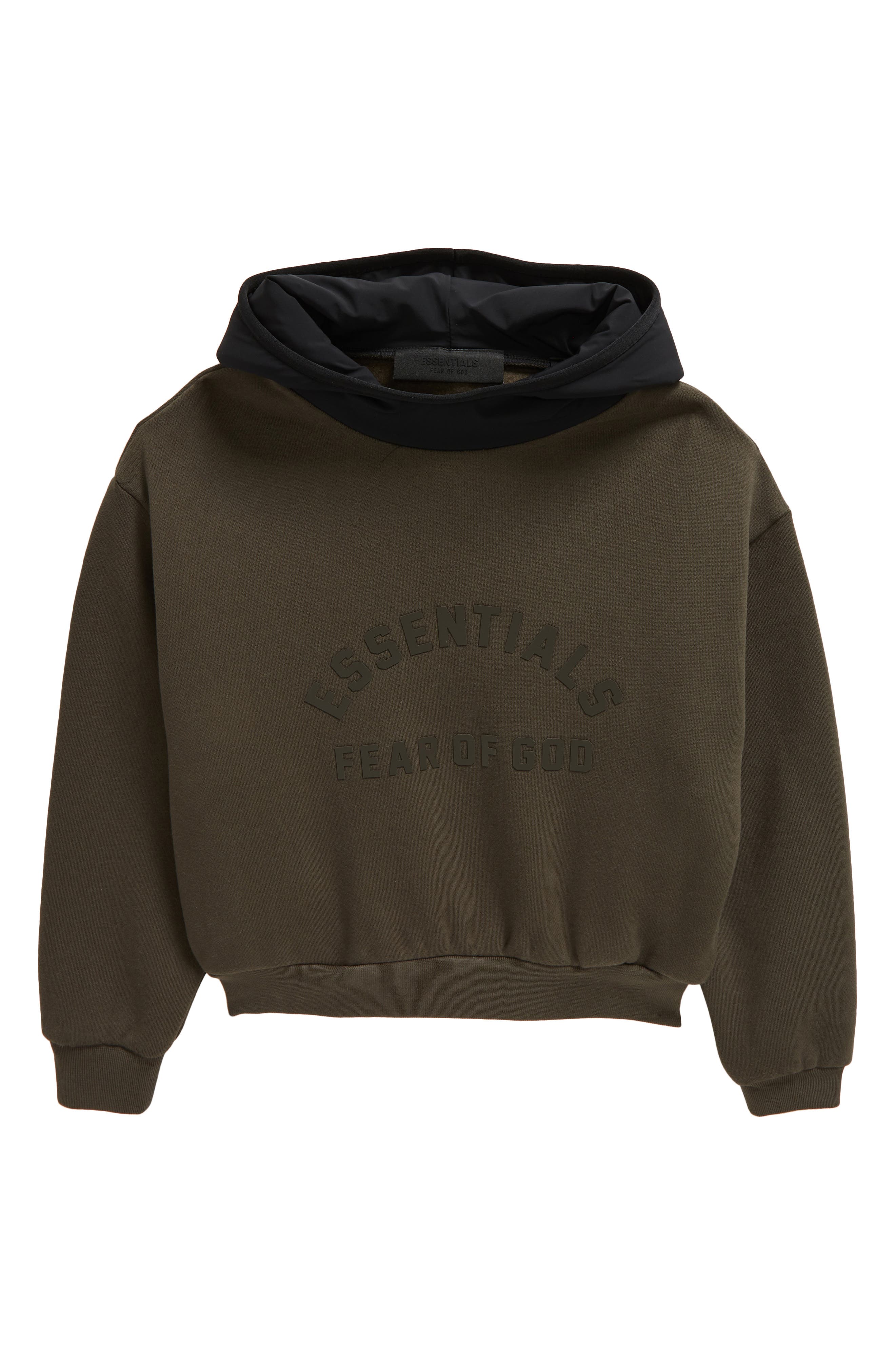 Fear of God Essentials Kids' Logo Fleece Hoodie | Nordstrom