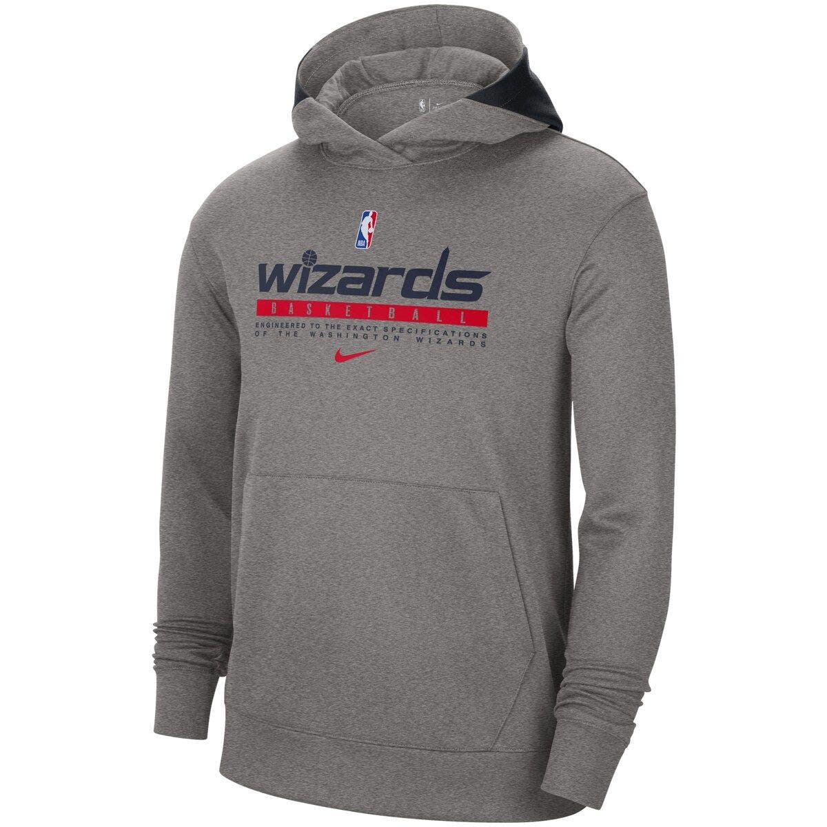 Nike Men's Nike Heather Charcoal Washington Wizards Spotlight On Court ...