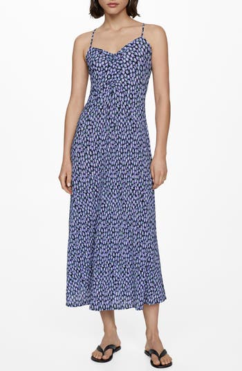 MANGO Floral Midi Sundress | Nordstrom
