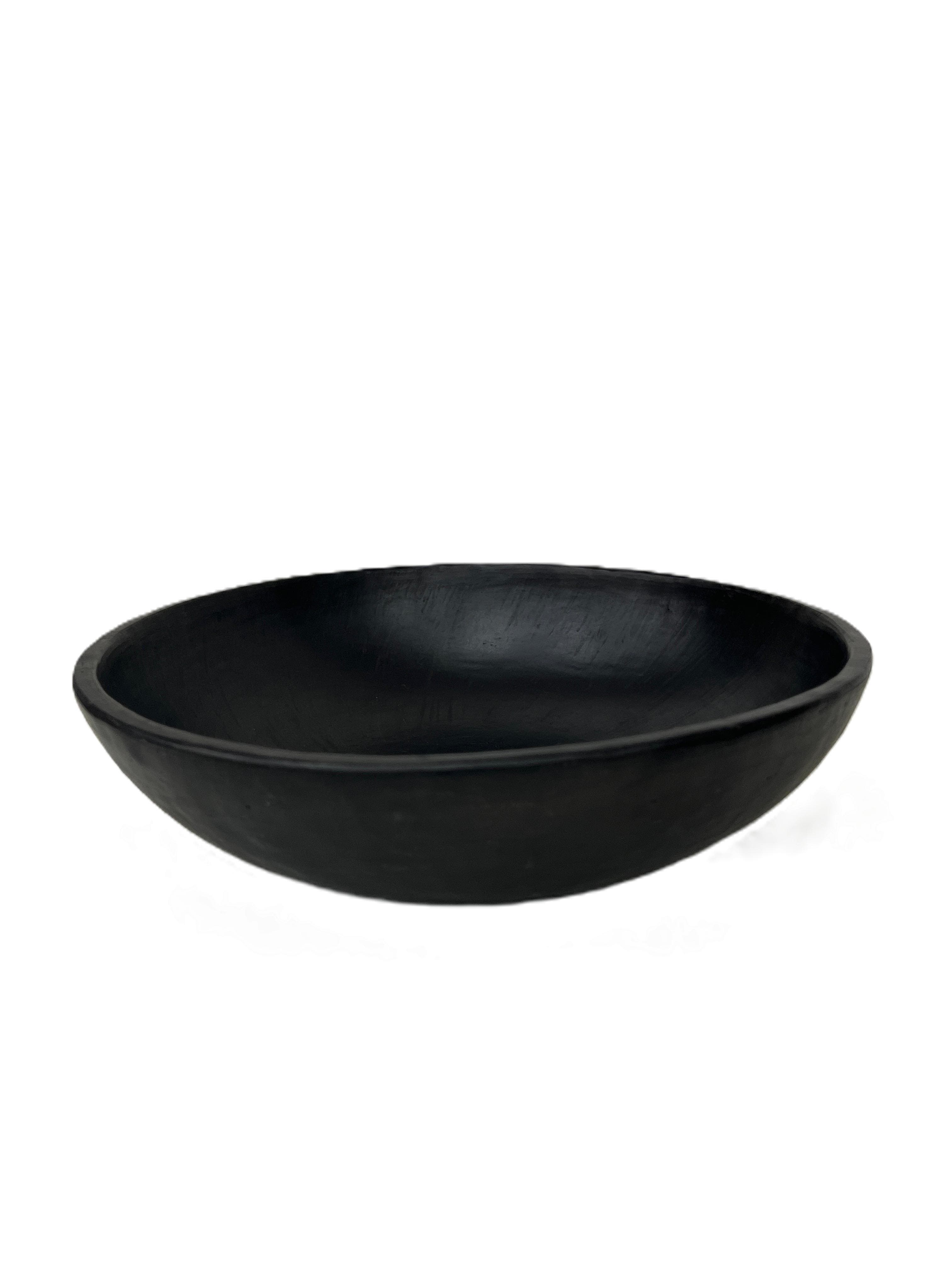 Nimmit Longpi Black Stone Pottery Hand Made Serving Bowl | Nordstrom