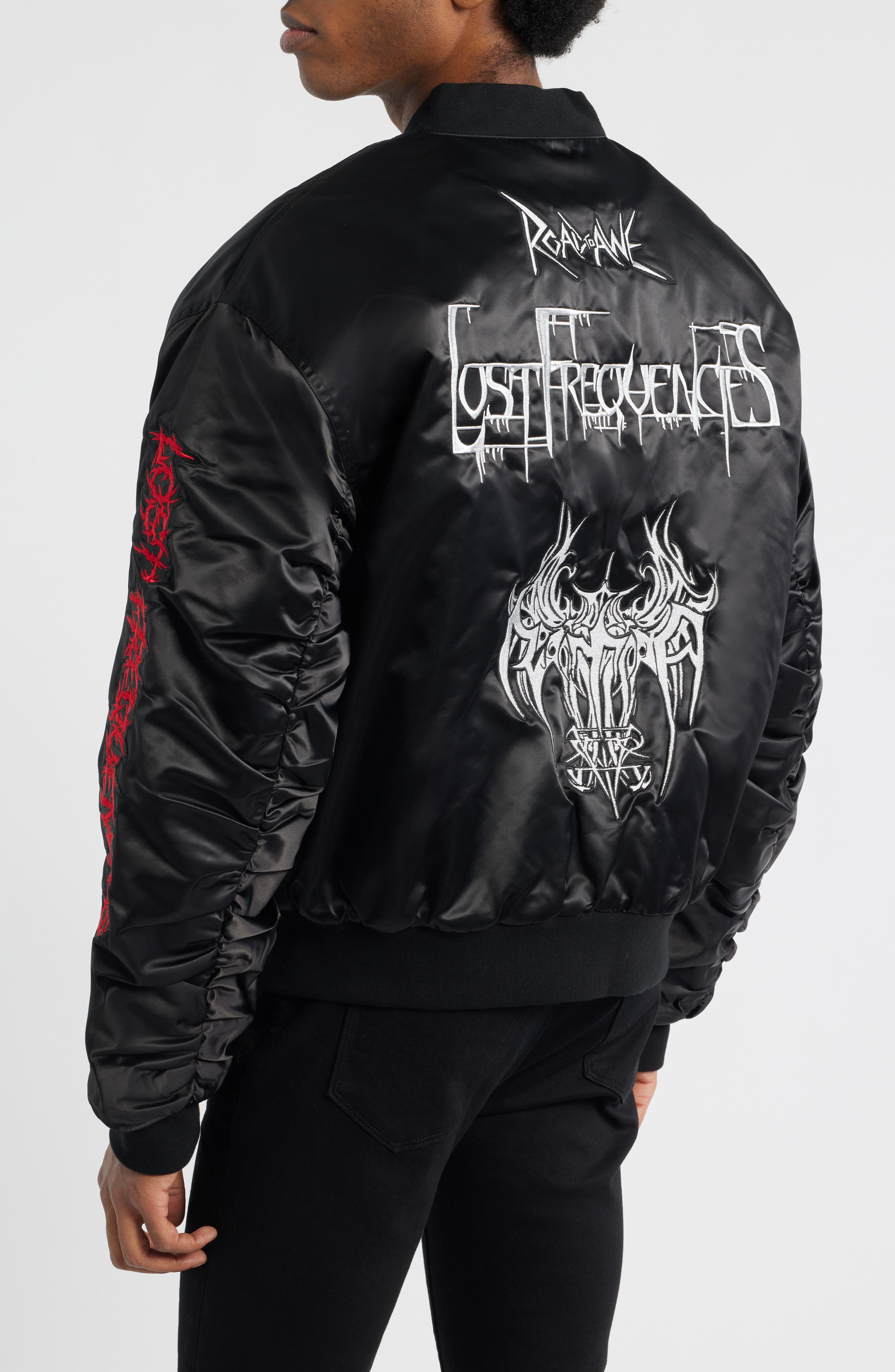 RtA Harvard Lost Frequency Bomber Jacket | Nordstrom