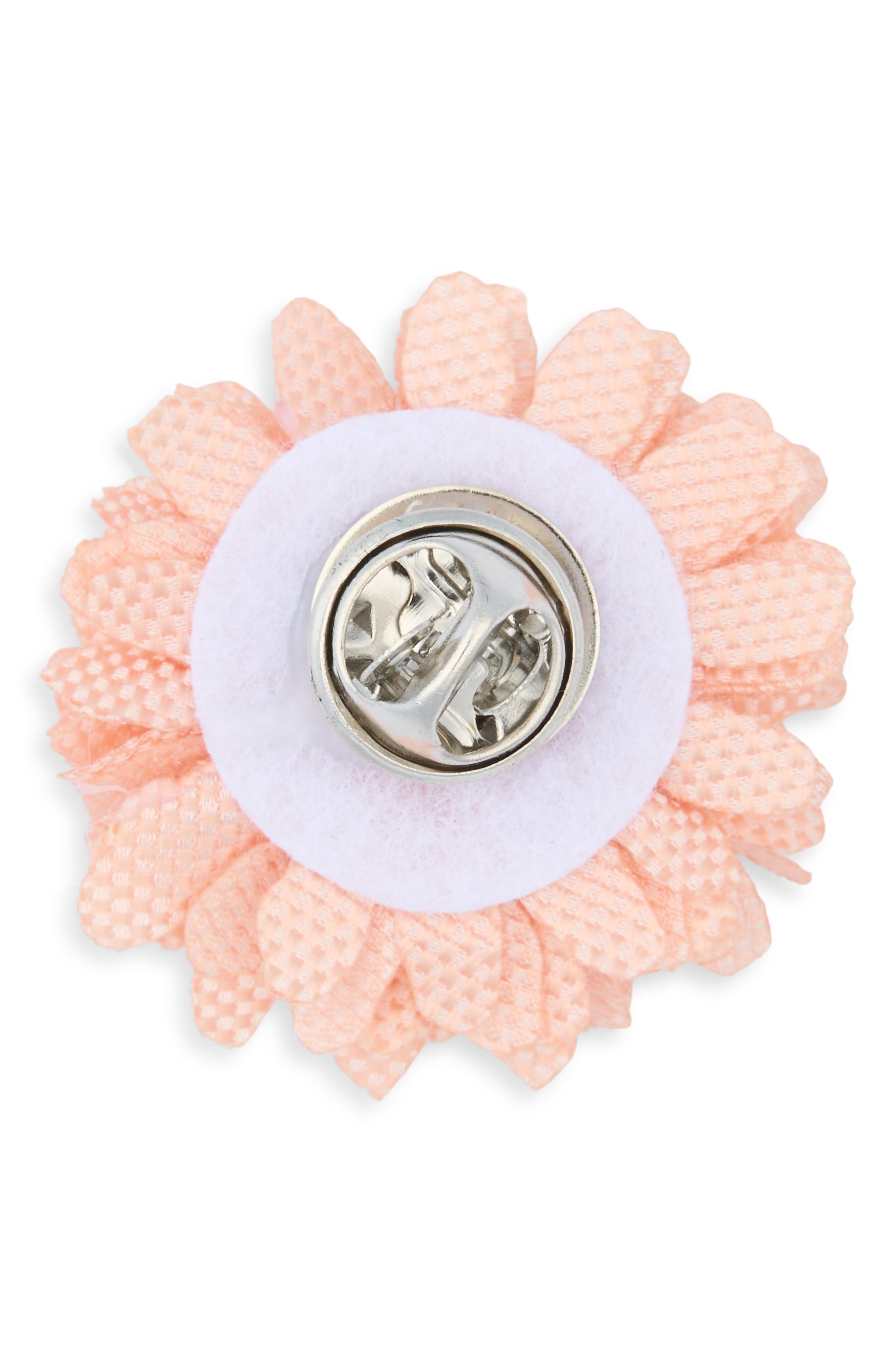 CONSTRUCT Checkerboard Floral Lapel Pin | Nordstromrack