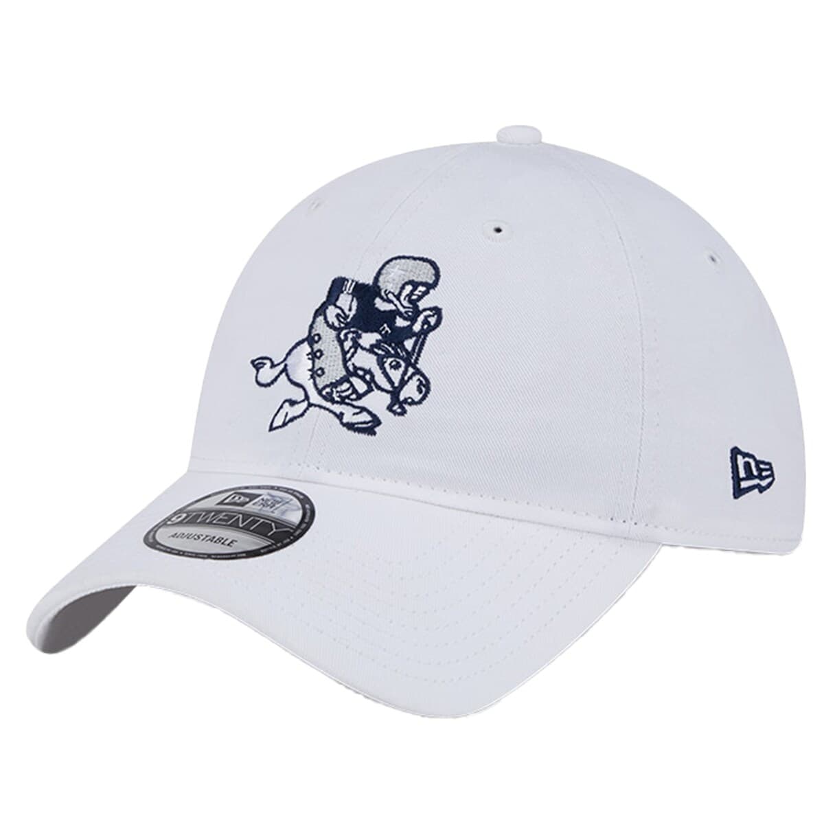 Men's New Era White Dallas Cowboys Retro Main 9TWENTY Adjustable Hat ...