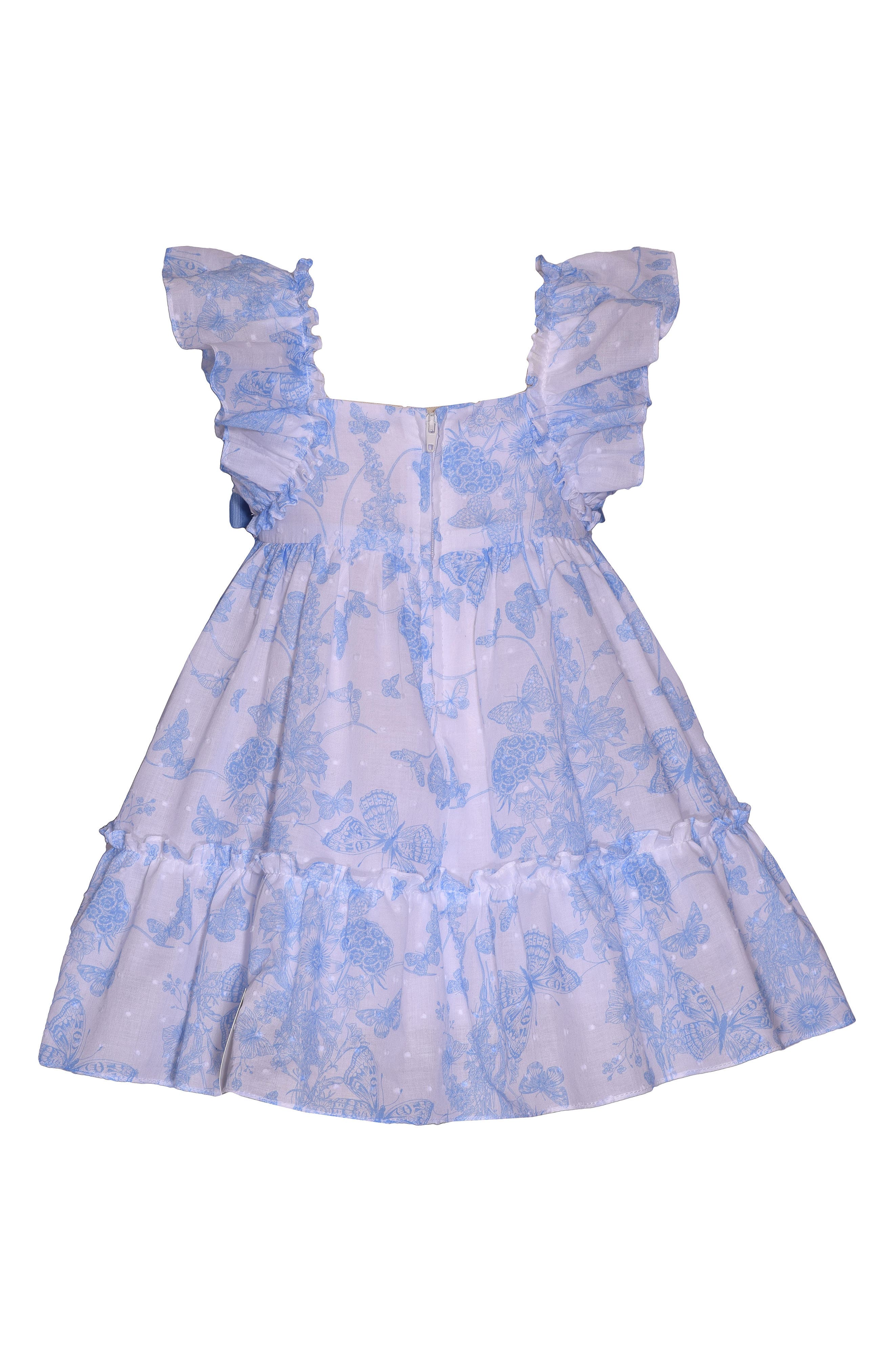 Iris & Ivy Butterfly Print Toile Dress & Headband Set | Nordstromrack