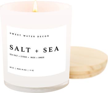 SWEET WATER DECOR Salt and Sea 11 oz. Candle - Set of 2 | Nordstromrack