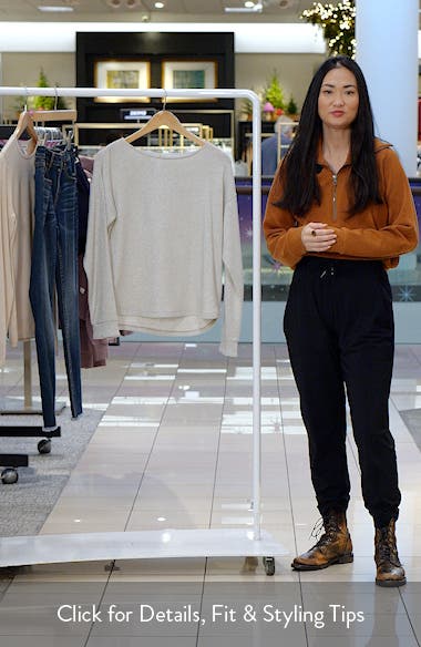 NIC+ZOE Everyday Sparkle Relaxed Fit Top | Nordstromrack