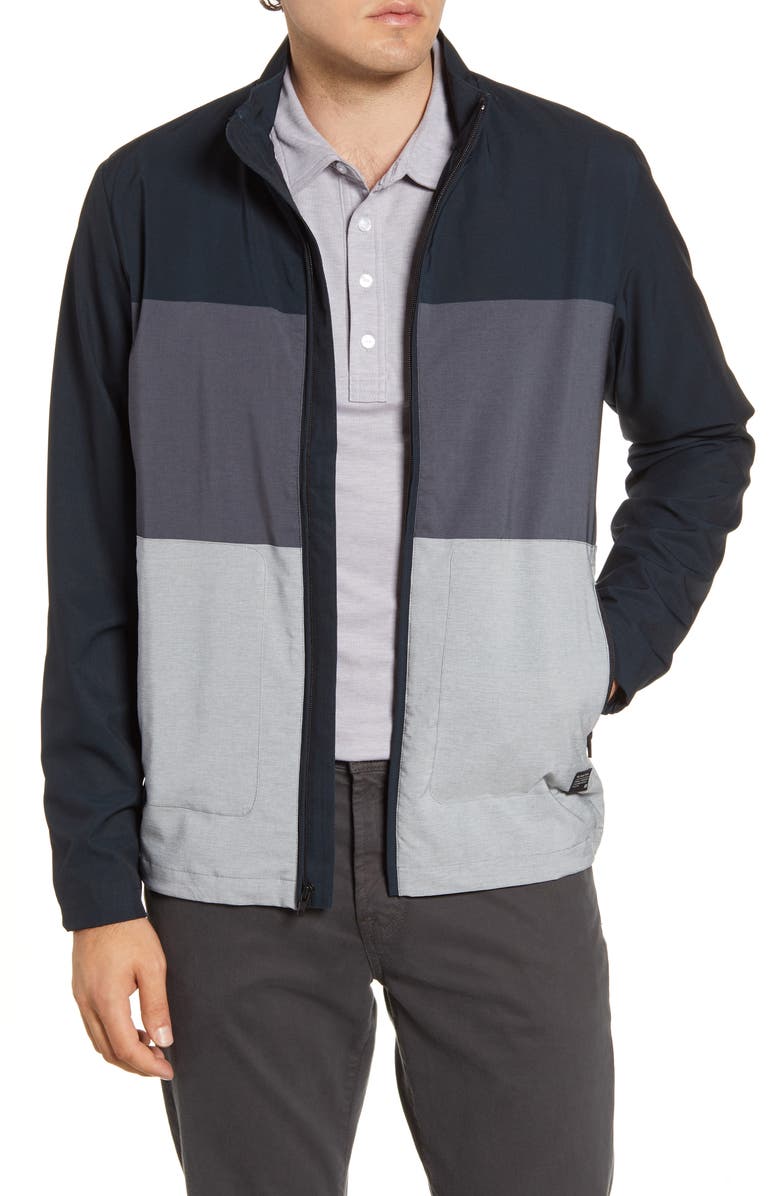 TravisMathew Johnson Colorblock Full Zip Jacket | Nordstromrack