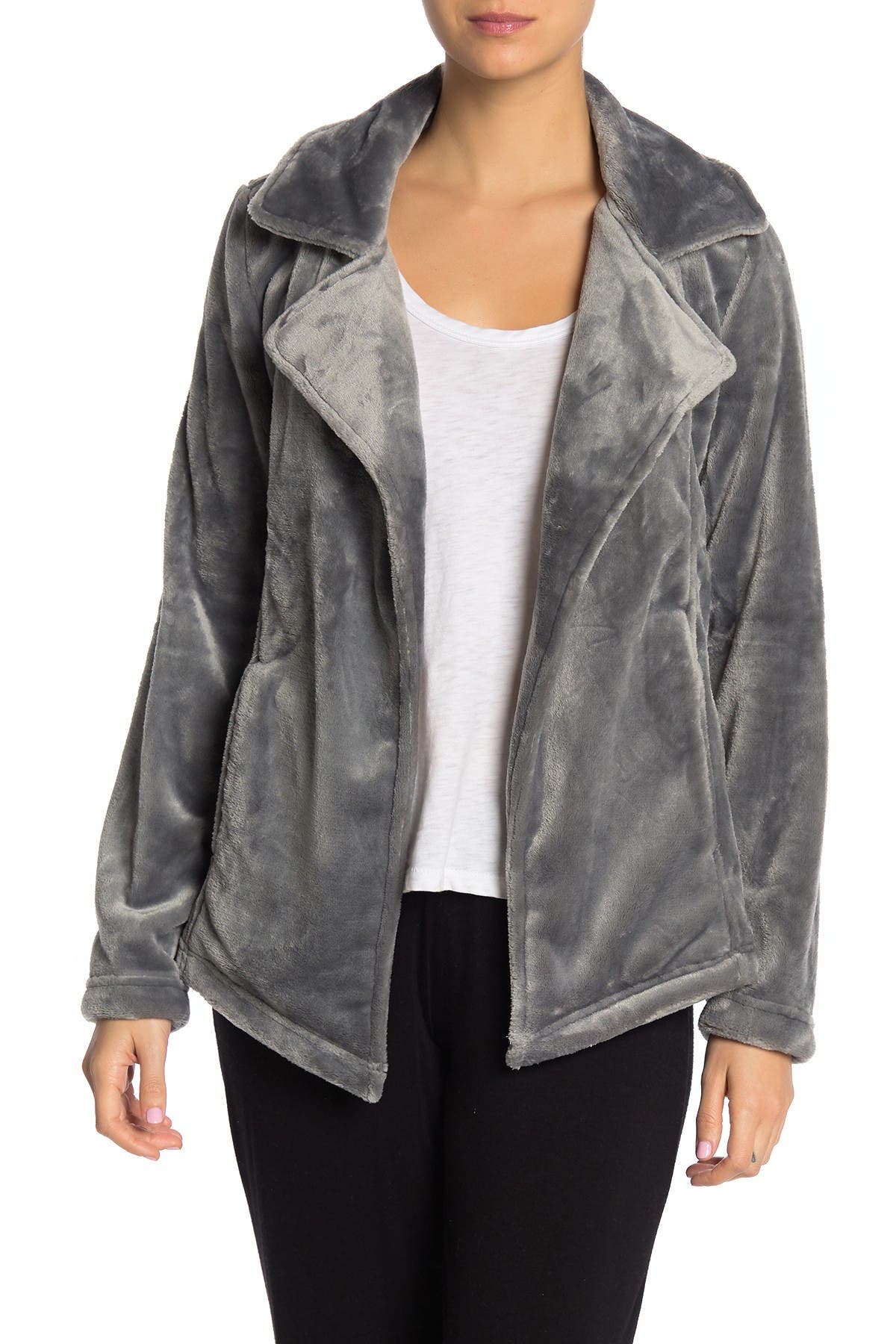 PJ Salvage Luxe Plush Faux Fur Jacket | Nordstromrack