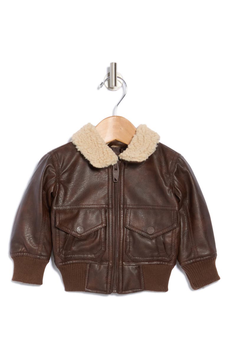 Urban Republic Faux Fur Collar Bomber Jacket | Nordstromrack