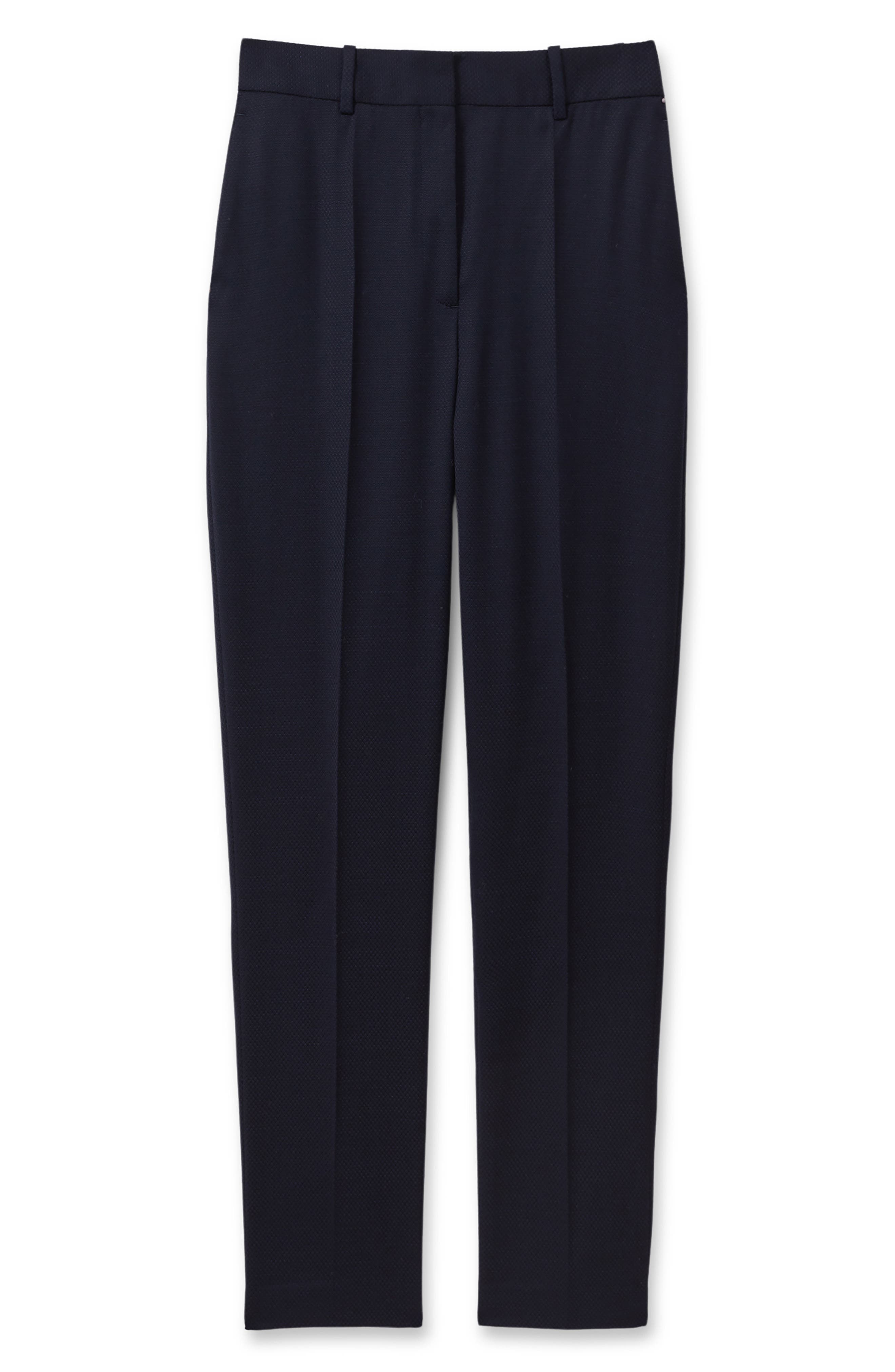 Reiss Hallie Straight Leg Wool Blend Pants | Nordstrom
