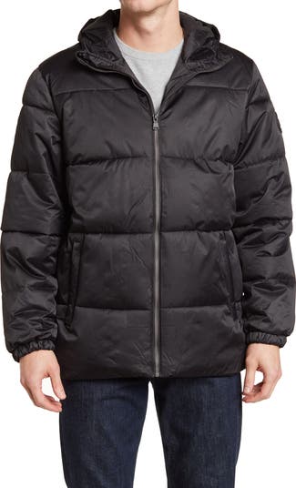 Perry Ellis Hooded Twill Puffer Jacket | Nordstromrack