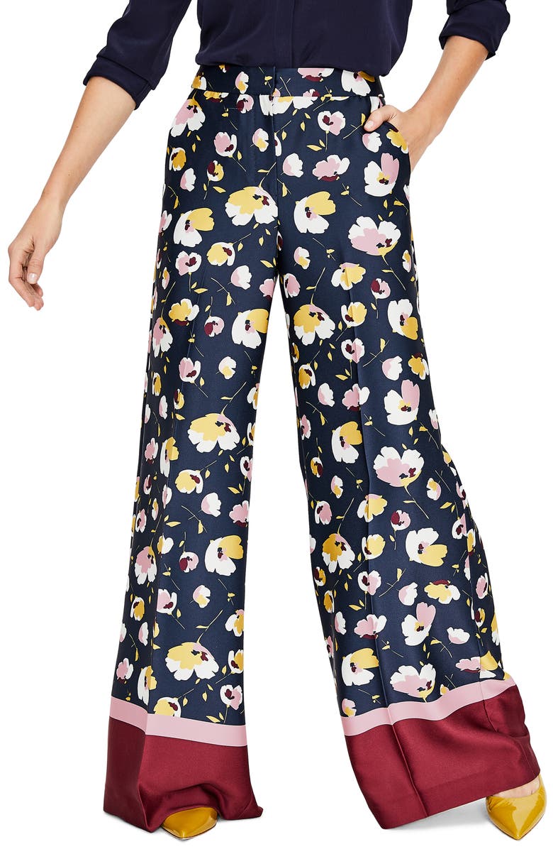 Boden Hotch Potch Hem Wide Leg Pants | Nordstrom