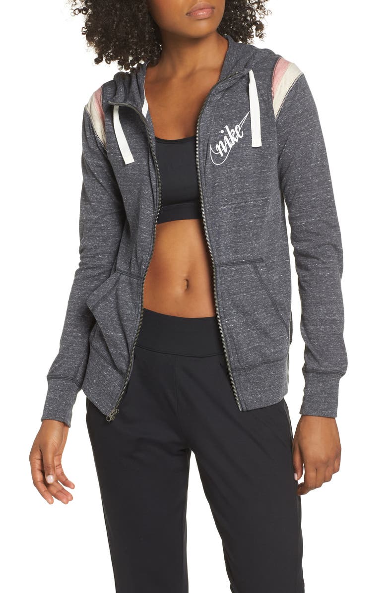 Nike Sportswear Gym Vintage Zip Hoodie | Nordstrom