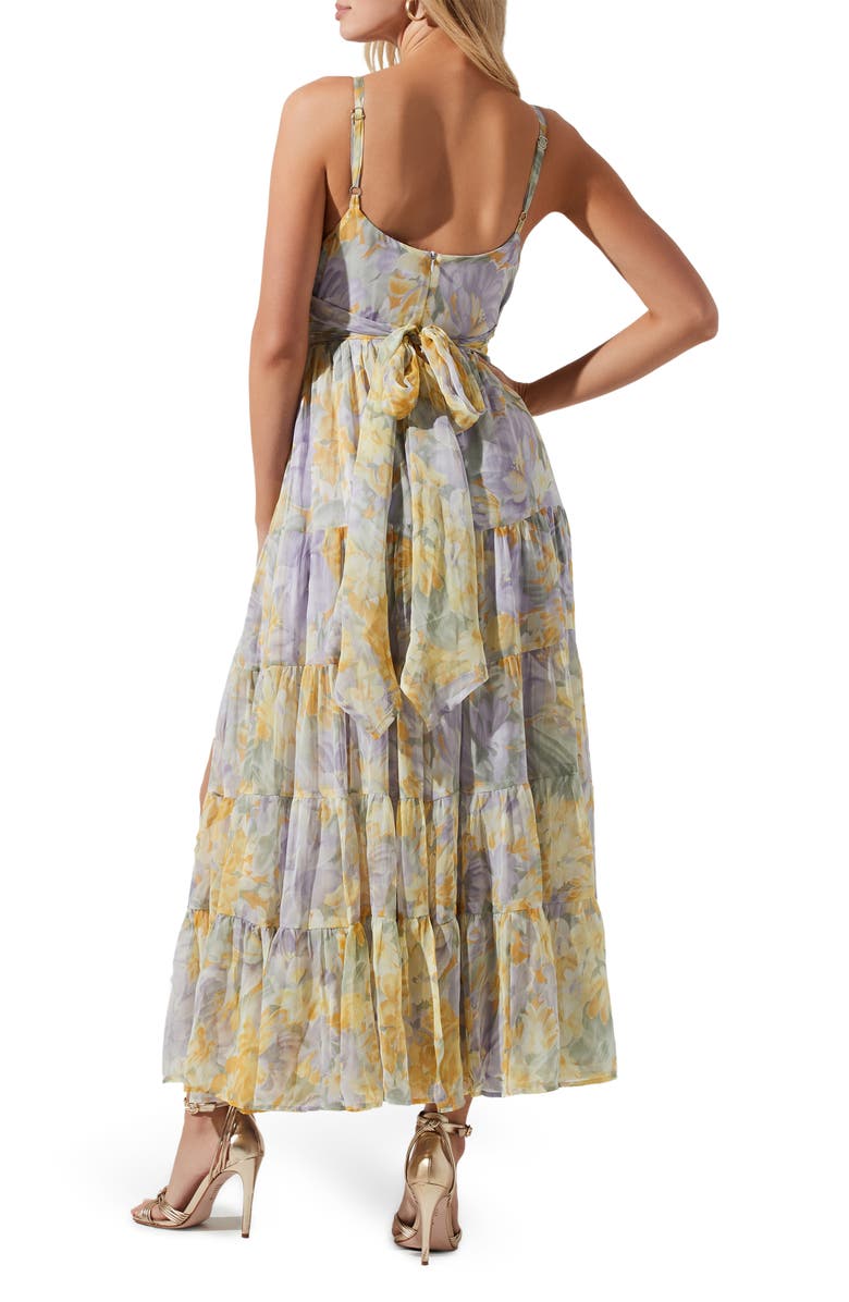 ASTR the Label Elsa Tiered Tie Back Dress | Nordstromrack