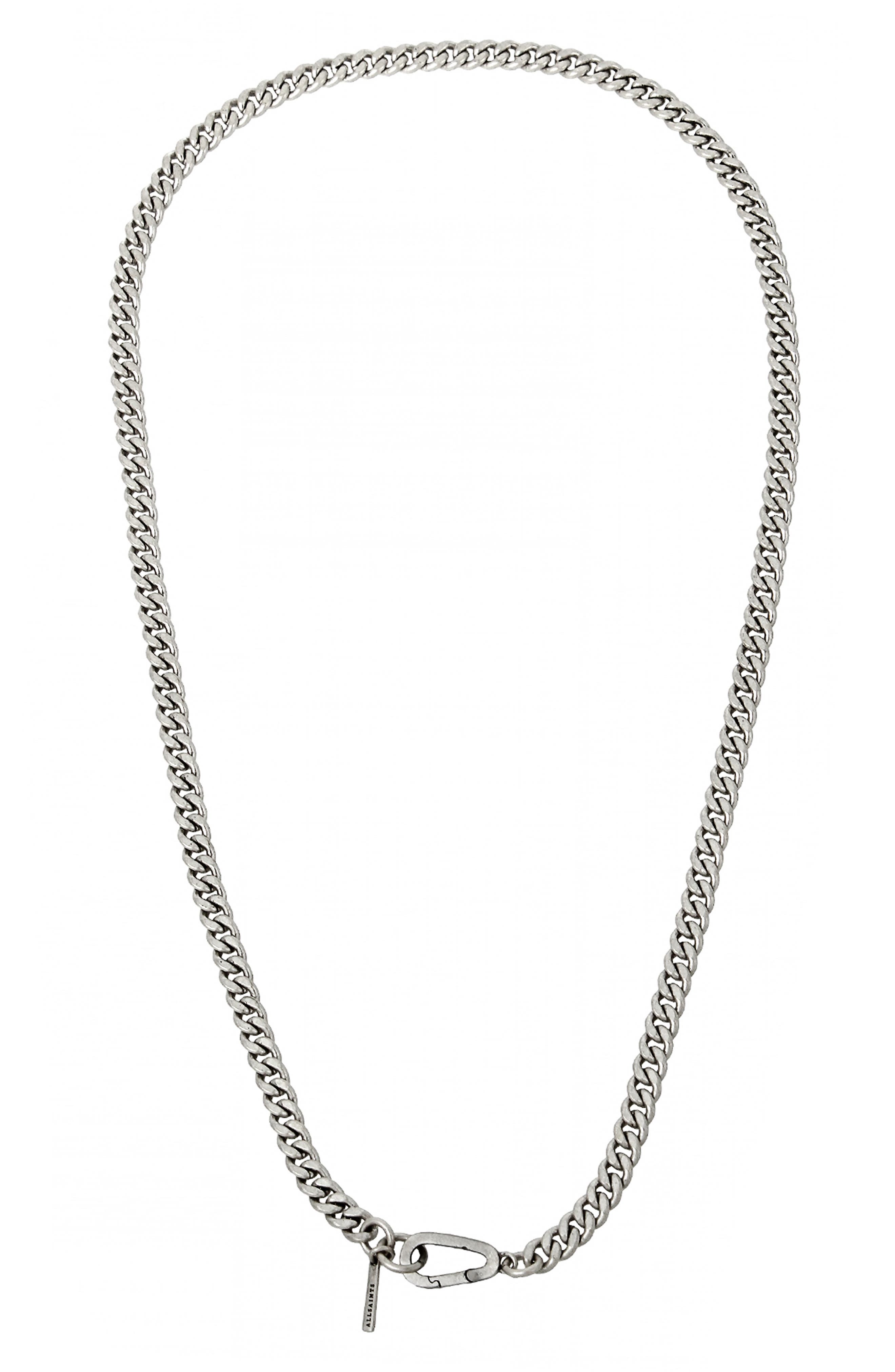 AllSaints Sterling Silver Chain Necklace | Nordstromrack
